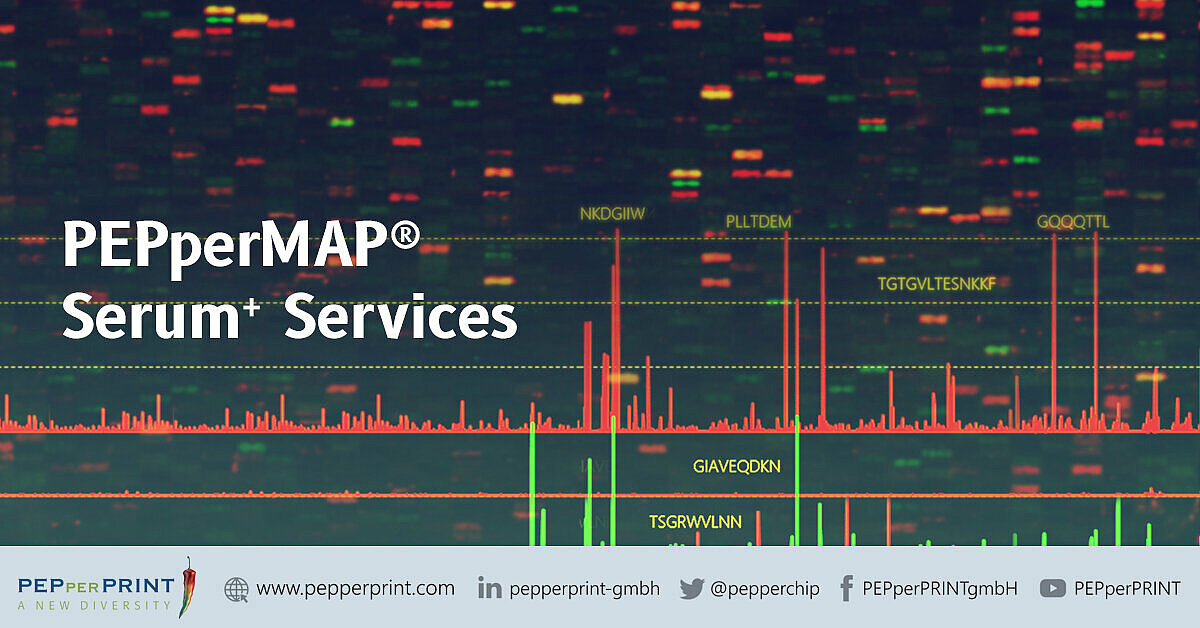 PEPperPRINT: Epitope-level antibody profiling PEPperMAP® Serum+ Services