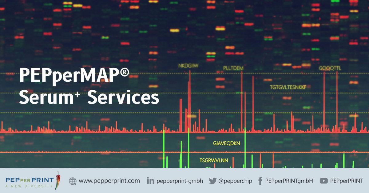 PEPperPRINT: Epitope-level antibody profiling PEPperMAP® Serum+ Services
