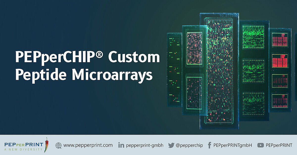 PEPperPRINT: Custom Peptide Microrarrays PEPperCHIP®